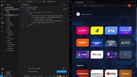 Sudhanshu Mishra On Linkedin Webdevelopment Javascript Html Css Scss Techjourney Cognifyz