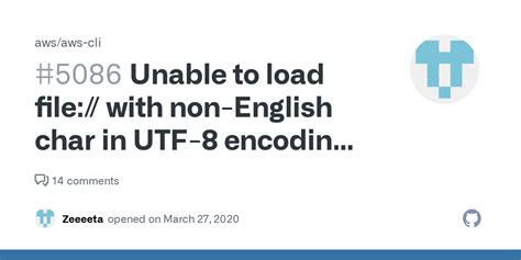 unable to load file with non english char in utf 8 encoding on windows · issue 5086 · aws