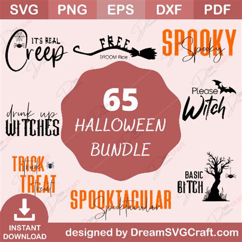 Halloween Bundle Svg Png Trick Or Treat Spooky Season Cricut Files