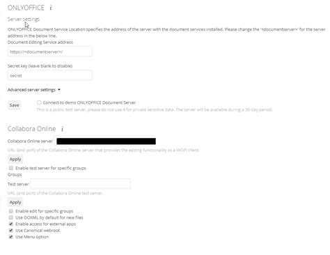Online Document Server Server Owncloud Central