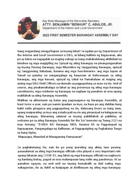 Dilg Message Pdf