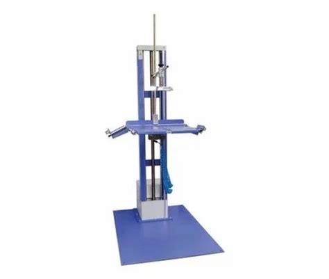 Blue Mild Steel Stainless Steel Drop Tester For Package For Laboratory Packaging Type Box