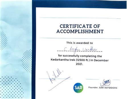 raghu vardhan on linkedin a different kind of certificate