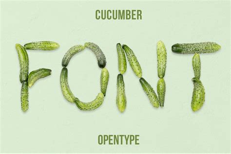 Cucumber Font Serif Fonts ~ Creative Market