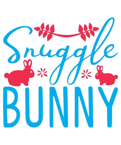 Premium Vector Snuggle Bunny