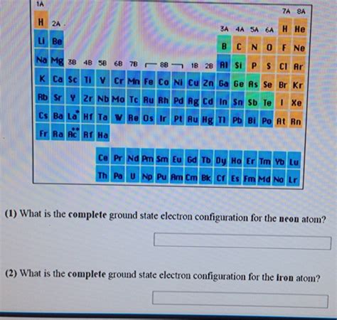 Solved Write The Complete Electron Configuration For The