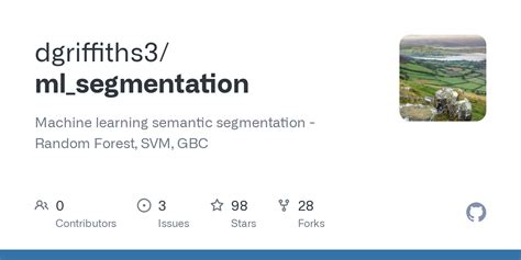 Github Dgriffiths3mlsegmentation Machine Learning Semantic
