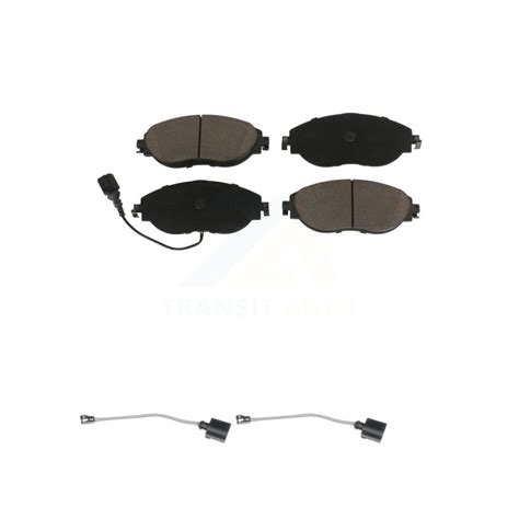 Cmx Front Ceramic Disc Brake Pads And Extra Wear Sensor Pairs Kit For