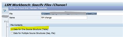 LSMW Ensure Field Sequence Is Correct For Data Fo SAP Community