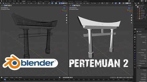 tutorial blender 3d untuk pemula modeling youtube