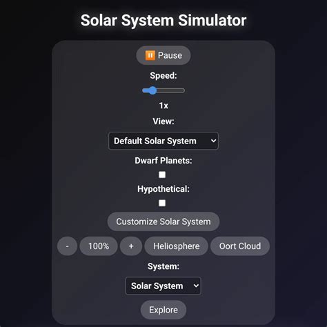 Solar System Simulator