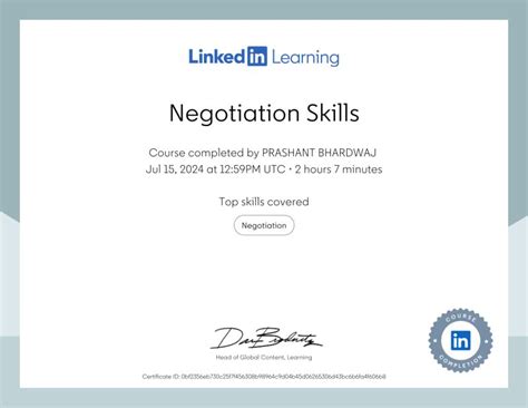Prashant Bhardwaj On Linkedin Certificate Of Completion