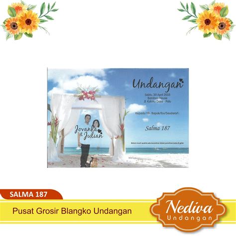 Jual Blangko Undangan Salma 187 Harga Murah Shopee Indonesia