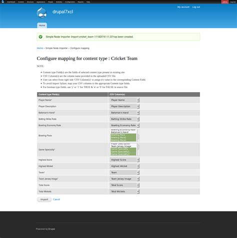 Simple Node Importer