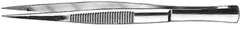 Plain Splinter Forceps Angled Length 4