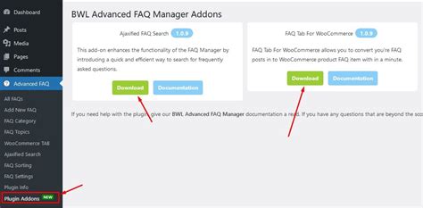 How To Download The Latest Version Of The Advanced Faq Add Ons