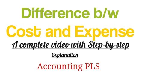 Difference Between Supplies And Expense