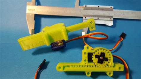 3d Printed Case Turns Servo Into Quality Linear Actuator Hackaday