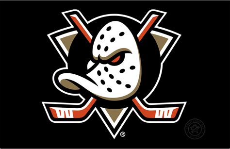 Anaheim Ducks Logo Primary Dark Logo National Hockey League Nhl