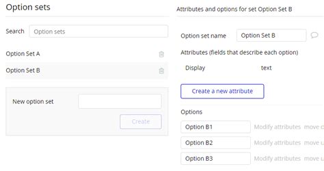 Multiple Option Sets For Multidropdown Types Of Choices Need Help