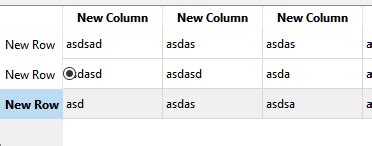 Select Whole Row In Qtablewidget When Radio Button Is Checked Qt Forum