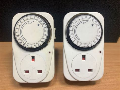 Timer Switch Analogue 2 Pcs Furniture Home Living Home Improvement Organisation Home