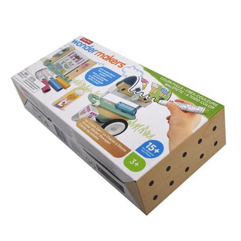 Комплект за създаване на поставка за сладолед съдържа 15 преоцветяеми части за деца в