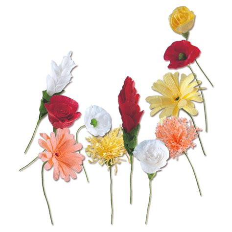 Florist Crepe Paper Flowers Kit Manumieu