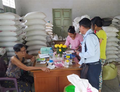 ပေါင်းတည်မြို့၌ သတ်မှတ်ရည်ညွှန်းစျေးနှုန်းဖြင့် ရောင်းချရေး ဆန်ဆိုင်မ