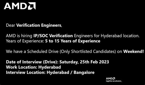 Satish Kumar Koneru On Linkedin Amd Hiring Verificationengineer