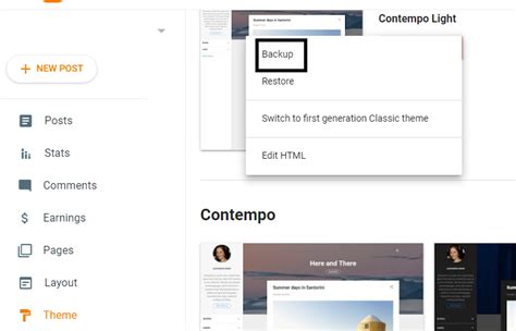 Blogger में ब्लॉग का बैकअप कैसे बनायें कम्पलीट प्रोसेस