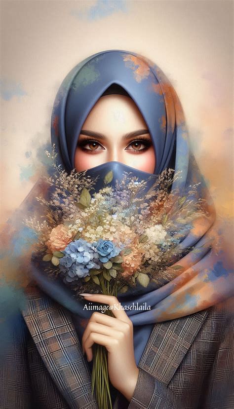 Ai Image Berniqab Muslimah