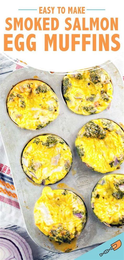 Smoked Salmon Egg Muffins Recipe Salmon Breakfast Egg Muffins