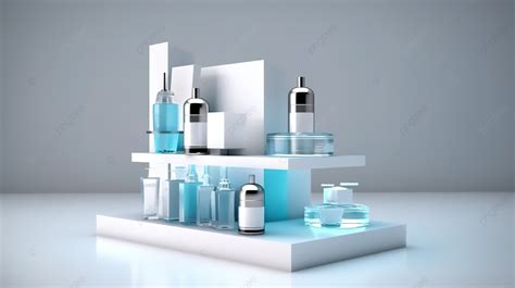 제품 디스플레이 및 프리젠테이션의 매력적인 3d 렌더링 3d 연단 무대 연단 지휘대 배경 일러스트 및 사진 무료 다운로드