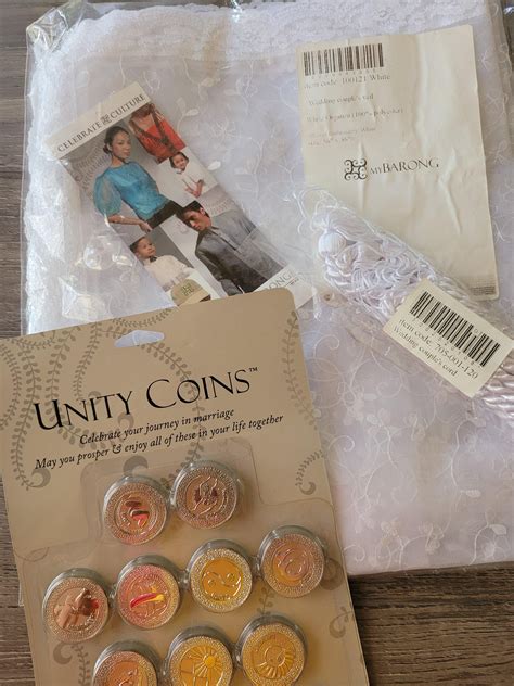 Filipino Wedding Accessories Cord Coins Veil Rsacramentobuynothing
