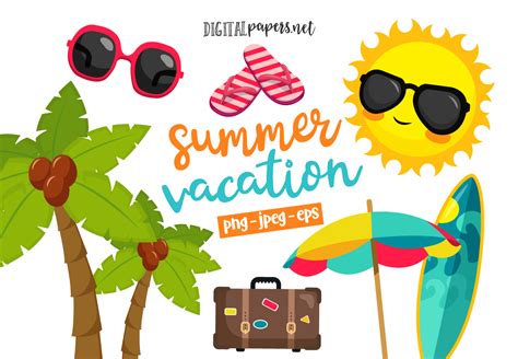Summer Vacation Clip Art Free