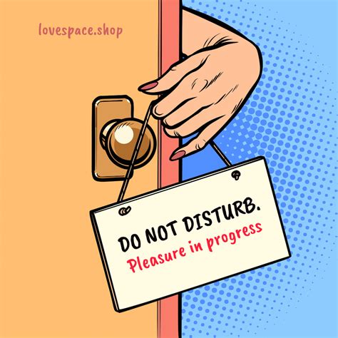 Sex Shop Ad With Do Not Disturb Sign Online Instagram Post Template VistaCreate