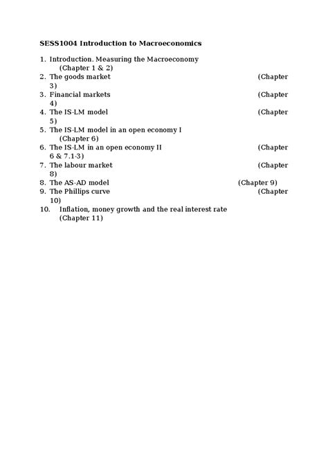 macroeconomics notes sess1004 introduction to macroeconomics 1 2 3