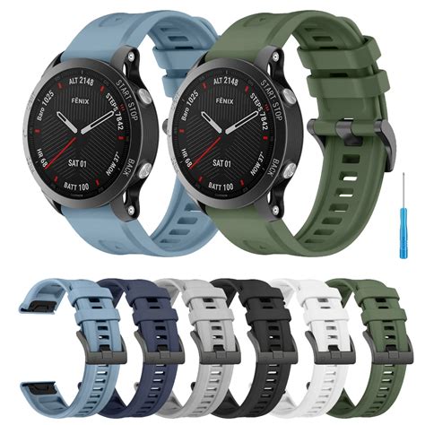 Mm Silicone Quick Release Band For Garmin Fenix Pro Gps Strap For Forerunner