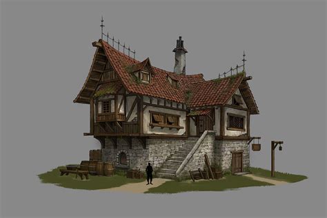 Medieval House Schematic Minecraft Map