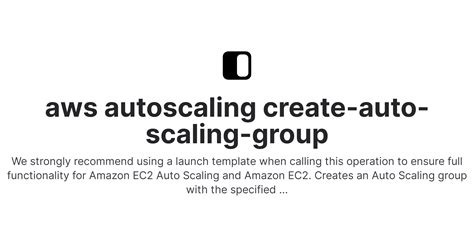 aws autoscaling create auto scaling group fig