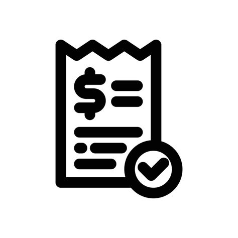 Billing Line Icon Clean And Minimalist Icon For Websites And Mobile Apps 60522289 Vector Art
