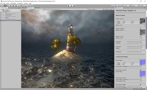 Water Shaders V X Shaders Settings Water Shaders V Water Surface Free Unity Asset