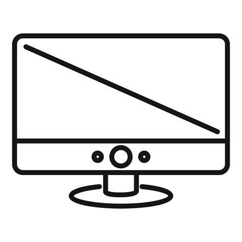 Responsive Monitor Icon Outline Vector Computer Screen 14915610 Vector Art At Vecteezy