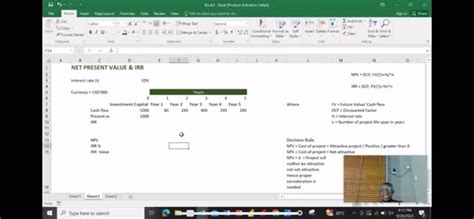 Aat Lateef Salau On Linkedin Financial Investment Analysis Npv And Irr With Excel In This Tutorial