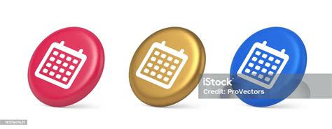 일정 플래너 주최자 할 일 버튼 목록 의제 알림 서비스 3d 현실적인 아이소 메트릭 원 아이콘 0명에 대한 스톡 벡터 아트 및 기타 이미지 Istock