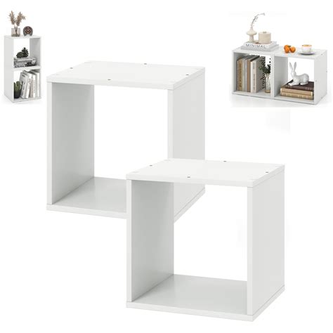 Stackable Cube Storage Organizer Set Of 2