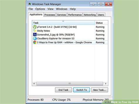 3 Ways To Free Up RAM WikiHow