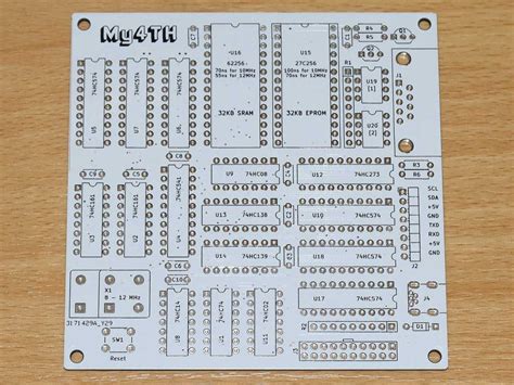 My TH jednodeskový FORTH počítač s diskrétním CPU Martinův bitový blog