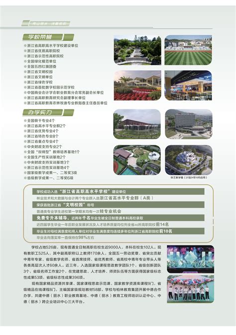 丽水职业技术学院2024年招生简章